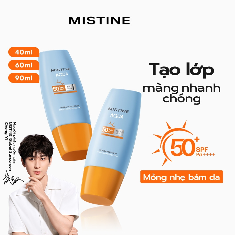 Phiên Bản 2024 Kem chống nắng body MISTINE Kem Dưỡng Ẩm Da Mặt / Toàn Thân UV Shield SPF50 + PA ...