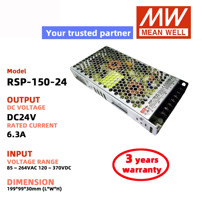 Mean WELL RSP-150-24 RSP-150-12 RSP-150-5 Chuyển mạch Nguồn điện Meanwell DC | Shopee Việt Nam