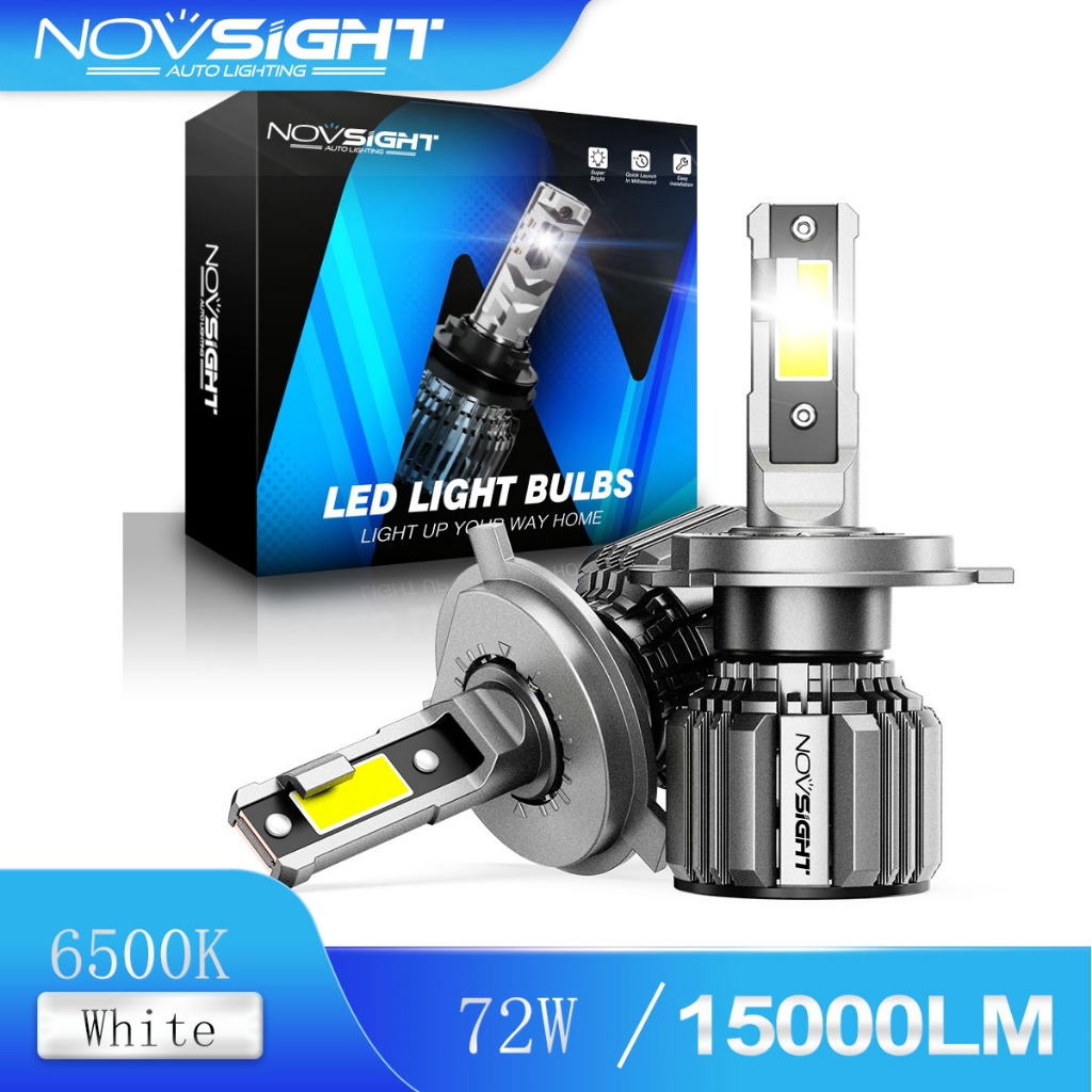 Novsight Đèn Pha Led 9005 9006 H4 H7 H11 880 72w 15000lm 6000K Cho Xe Hơi Tiện Dụng Một đôi ...