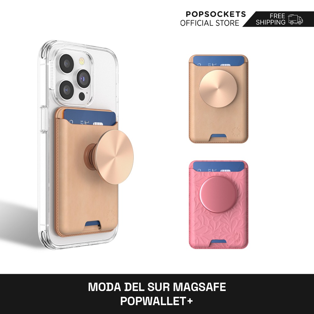 PopSockets Moda del Sur PopWallet+ for MagSafe | New Essentials | The Premium Phone Grip and ...