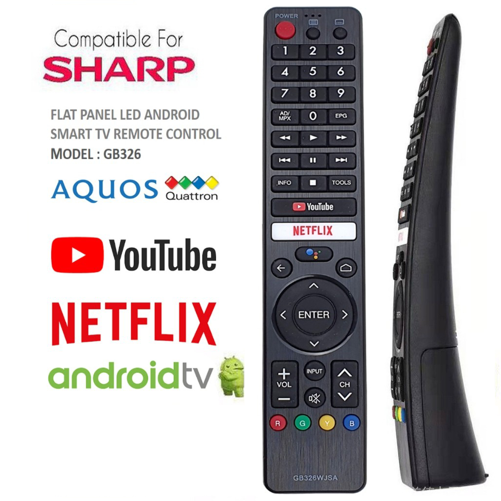 Remote TV SHARP - Không điều khiển giọng nói ,Điều khiển tivi SHARP ...