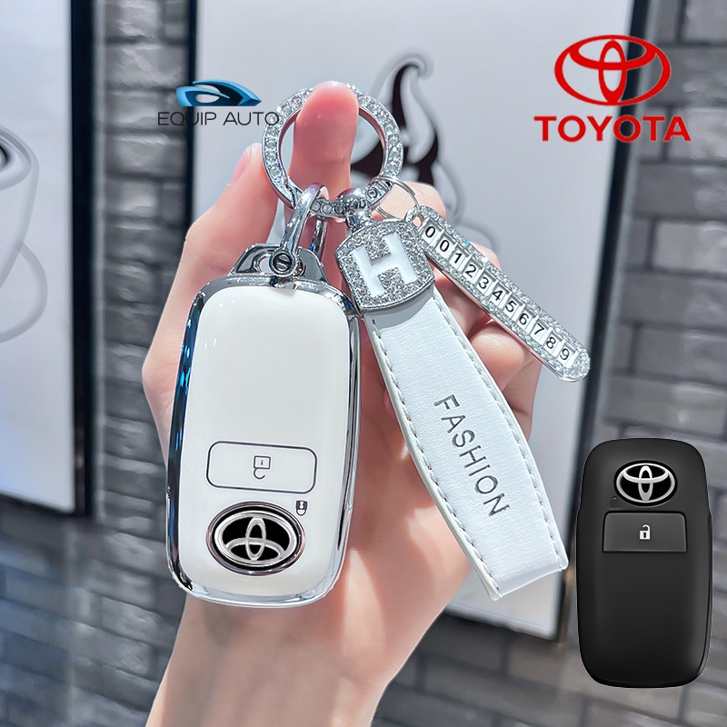 Vỏ chìa khóa ô tô Toyota Remote Smart Car Key Chain Ring Cover Case ...