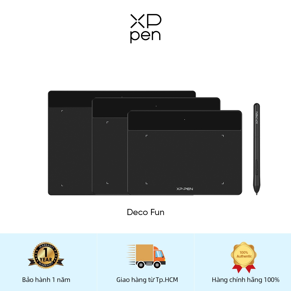 XPPen Deco Fun XS / S / L Đồ họa nhộn Máy tính bảng vẽ kỹ thuật số Máy ...