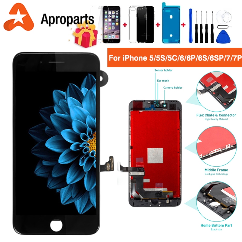 1: 1 OEM Màn Hình LCD Cho iPhone 4S 5 5S 5C SE 6 6S 7 8 Plus X XS XR 11 Max Bộ Số Hóa Màn Hình ...