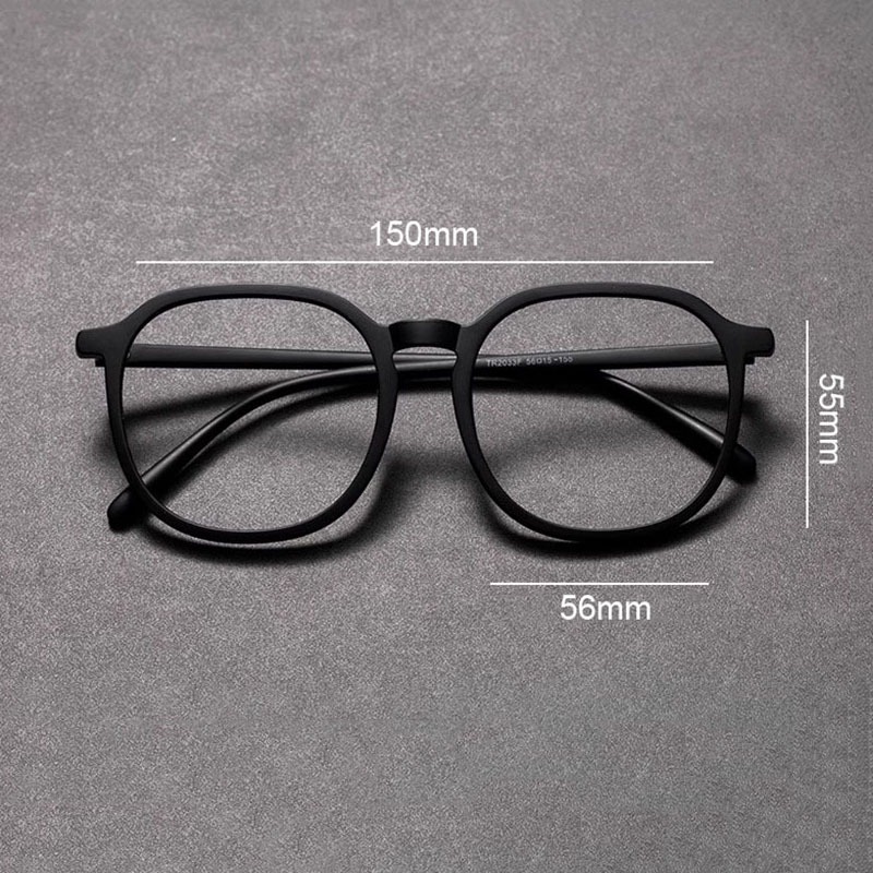 150mm Quá Khổ Kính Khung Unisex Kính Mặt Lớn Cho Nam Nữ Siêu Nhẹ TR90 Kích Thước Lớn Khung Kính ...