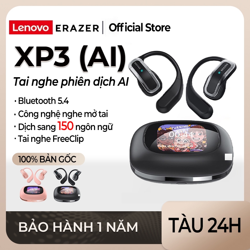 Lenovo ERAZER XP3 Tai Nghe Phiên Dịch Al Tai nghe không dây dịch thời ...