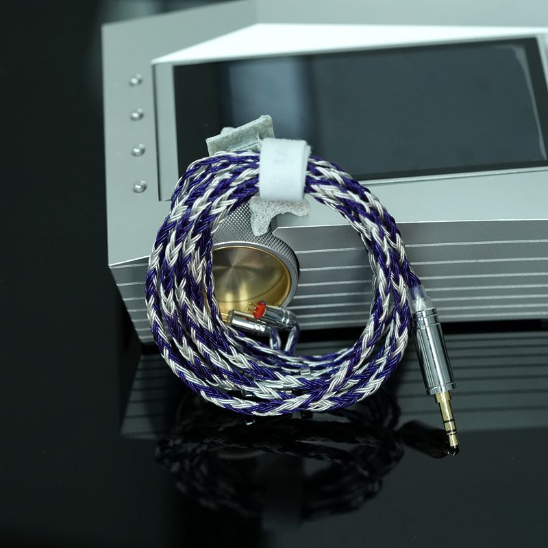 XINHS 16 core single crystal copper silver plated MMCX headphone ...