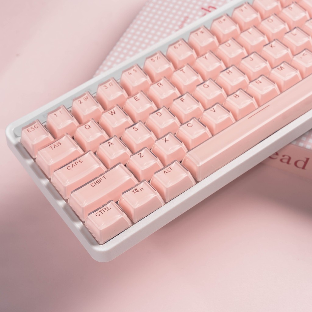 Womier Crystal Jelly Keycaps Hồng Tùy Chỉnh Trong Suốt Keycaps 118 Phím ...