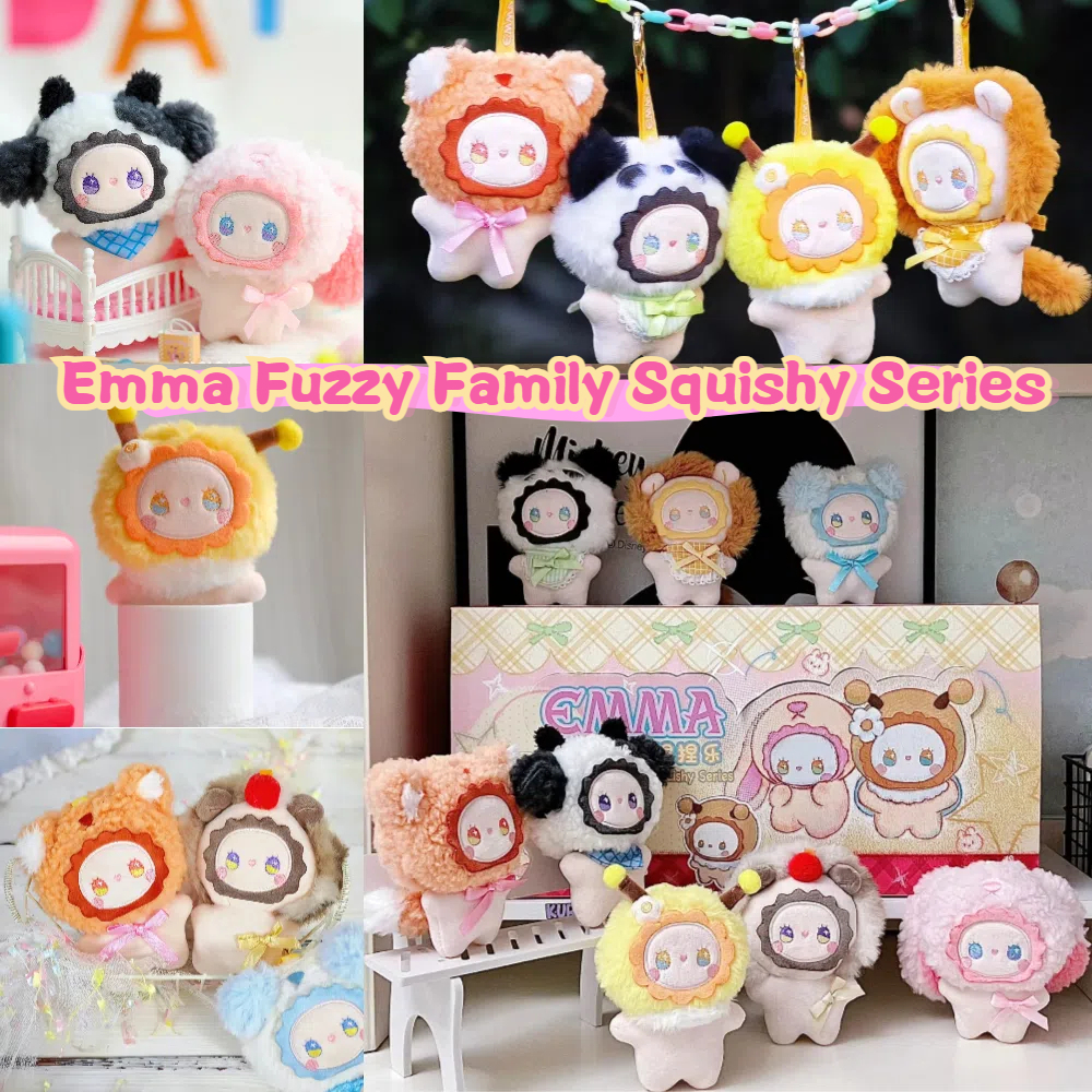 Búp bê sang trọng Emma Fuzzy Family Squishy Series | Emma Blind Box ...
