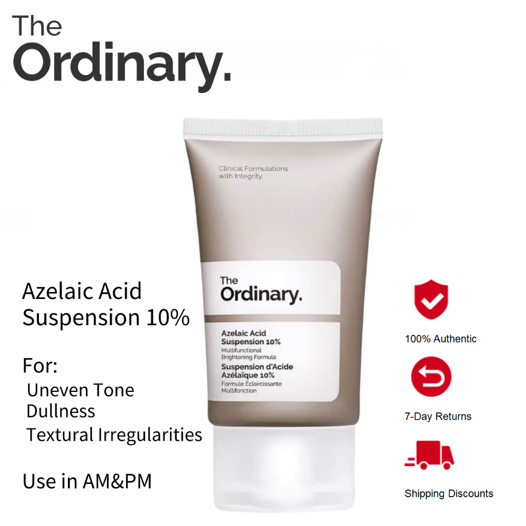 The Ordinary Azelaic Acid Cream Squalane Cleanser Sunscreen For Face ...