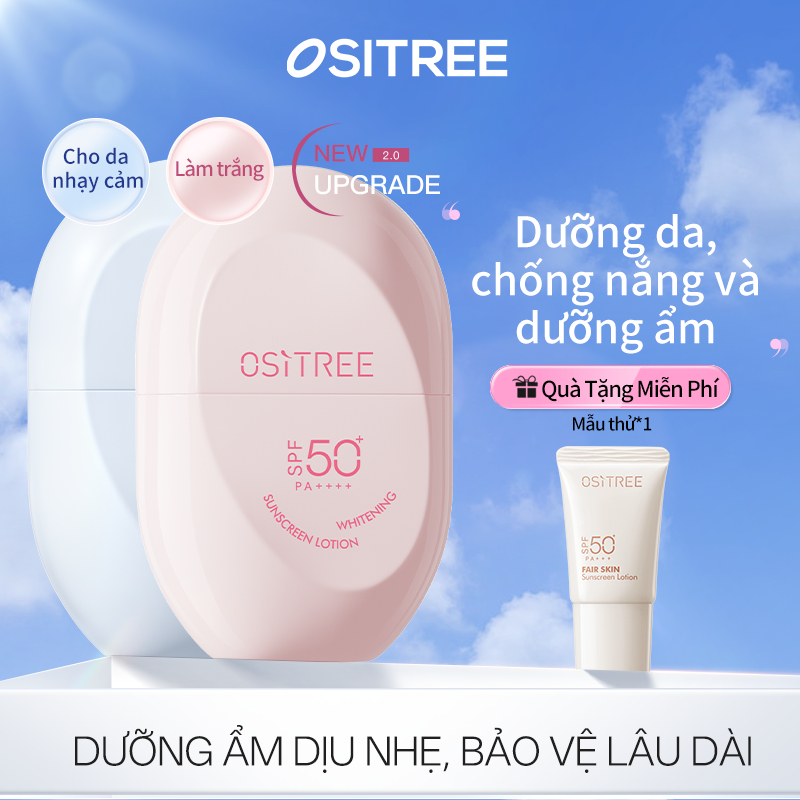Kem chống nắng Ositree Da nhạy cảm SPF50 + Kem chống nắng công suất cao ...