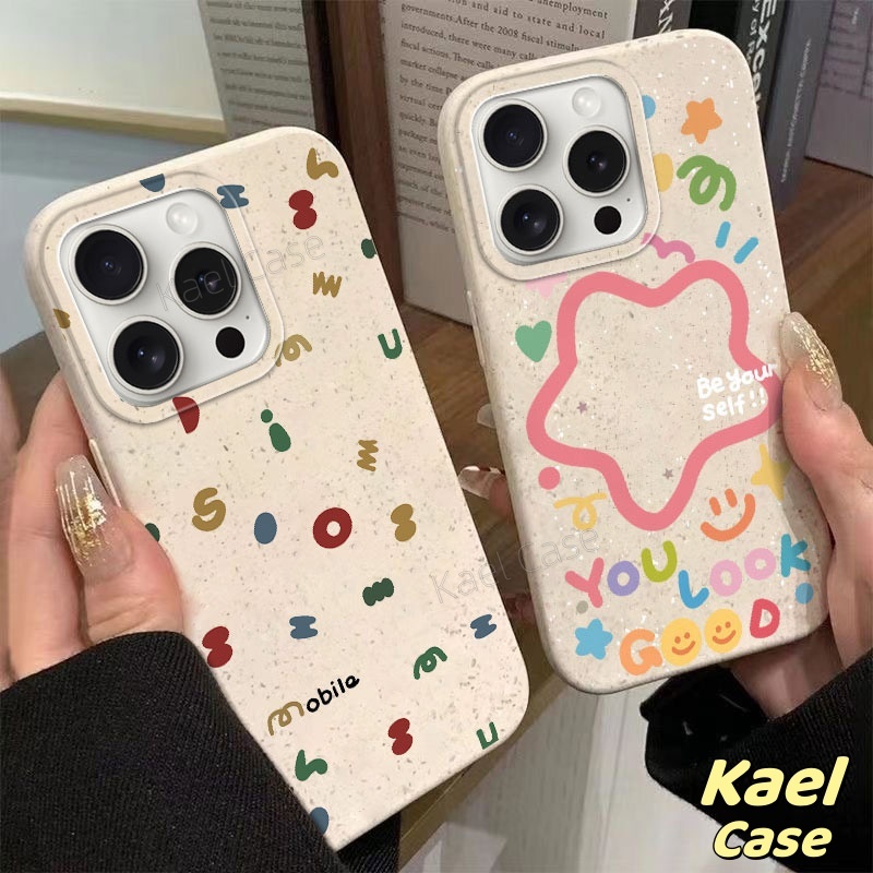 Ốp Điện Thoại Ngôi Sao Chữ Nhiều Màu Sắc Sweet Dopamine Thích Hợp Cho ...