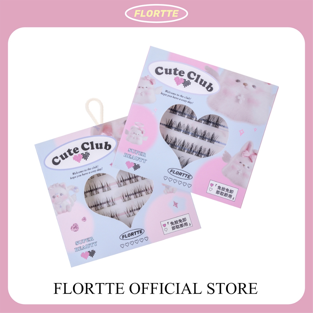 Mi Giả Không Cần Keo FLORTTE I Am Super Beauty Series (7 Kiểu) 30 cụm FLORTTE Official Store ...