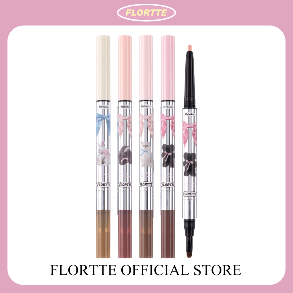 Bút chì Aegyo-sal hai đầu FLORTTE Mesmerizing Princess (4 Màu) 200mg / 700mg FLORTTE Offical ...