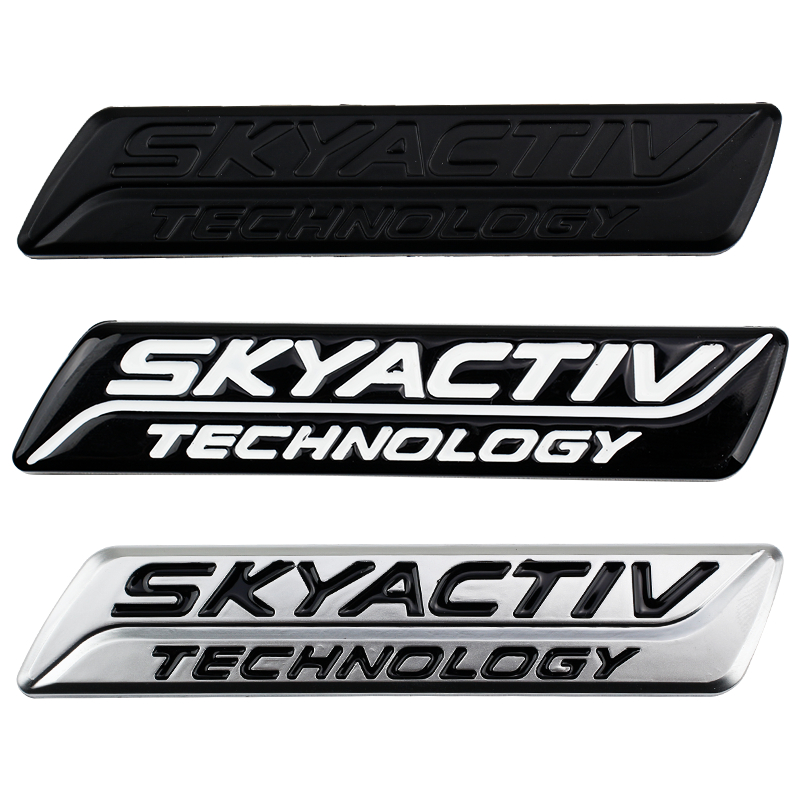 1PC 3D ABS SKYACTIV CÔNG NGHỆ Logo Ô Tô Tự Động Trang Trí Biểu Tượng ...