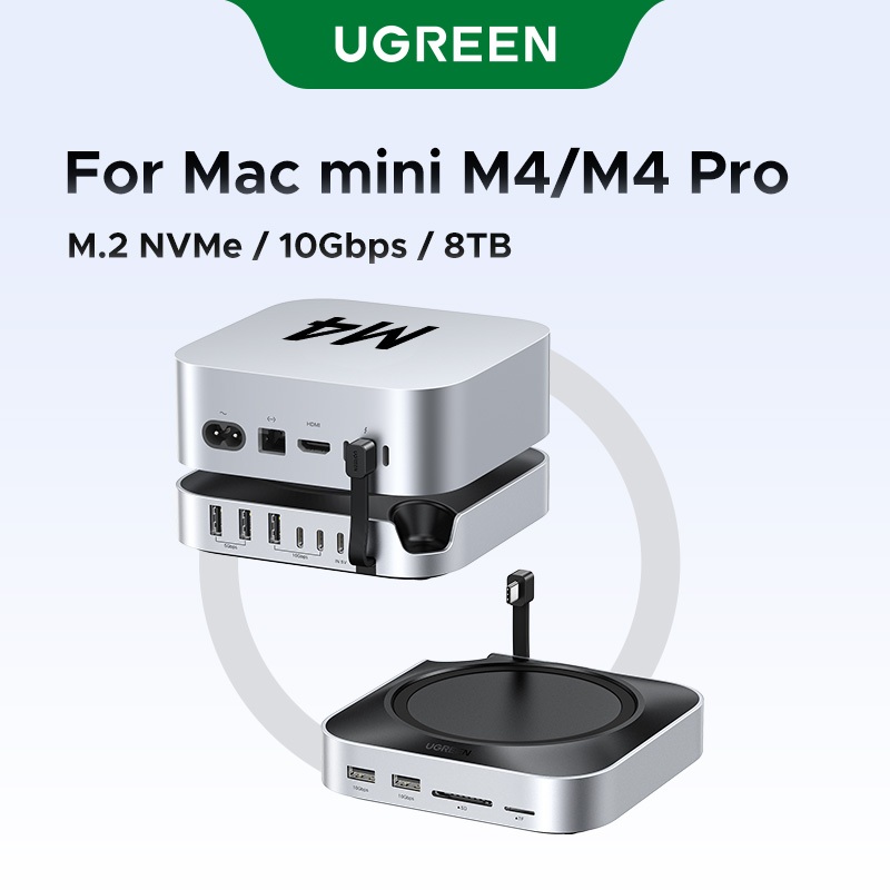 UGREEN USB HUB Docking Station cho Mac Mini M4 M4 Pro M.2 NVMe SSD 8TB ...