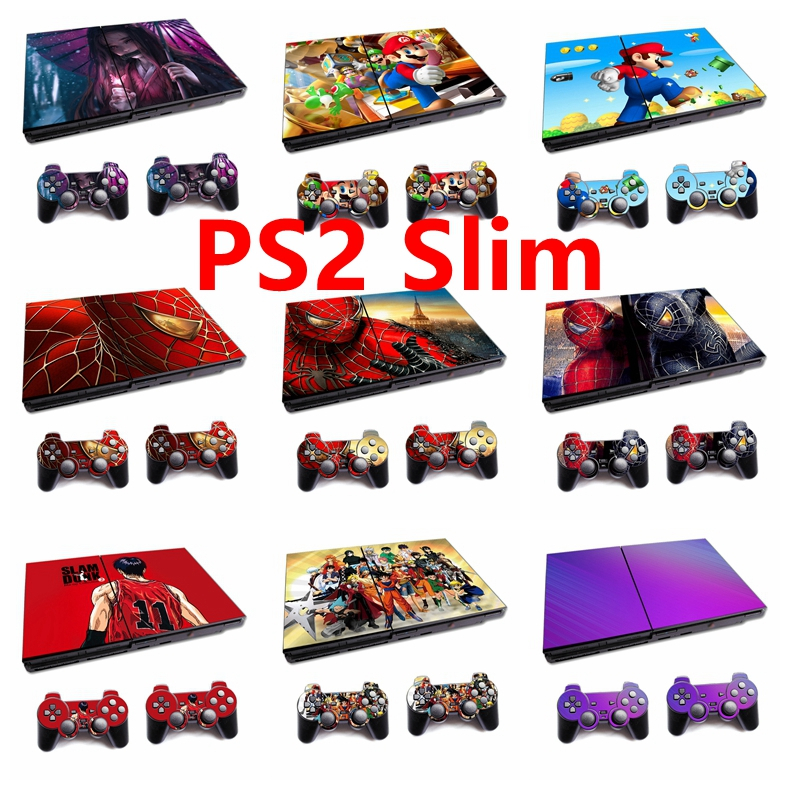 Miếng Dán Da 16 Màu Tương Thích Với Sony Playstation 2 Slim Vinyl Decal ...