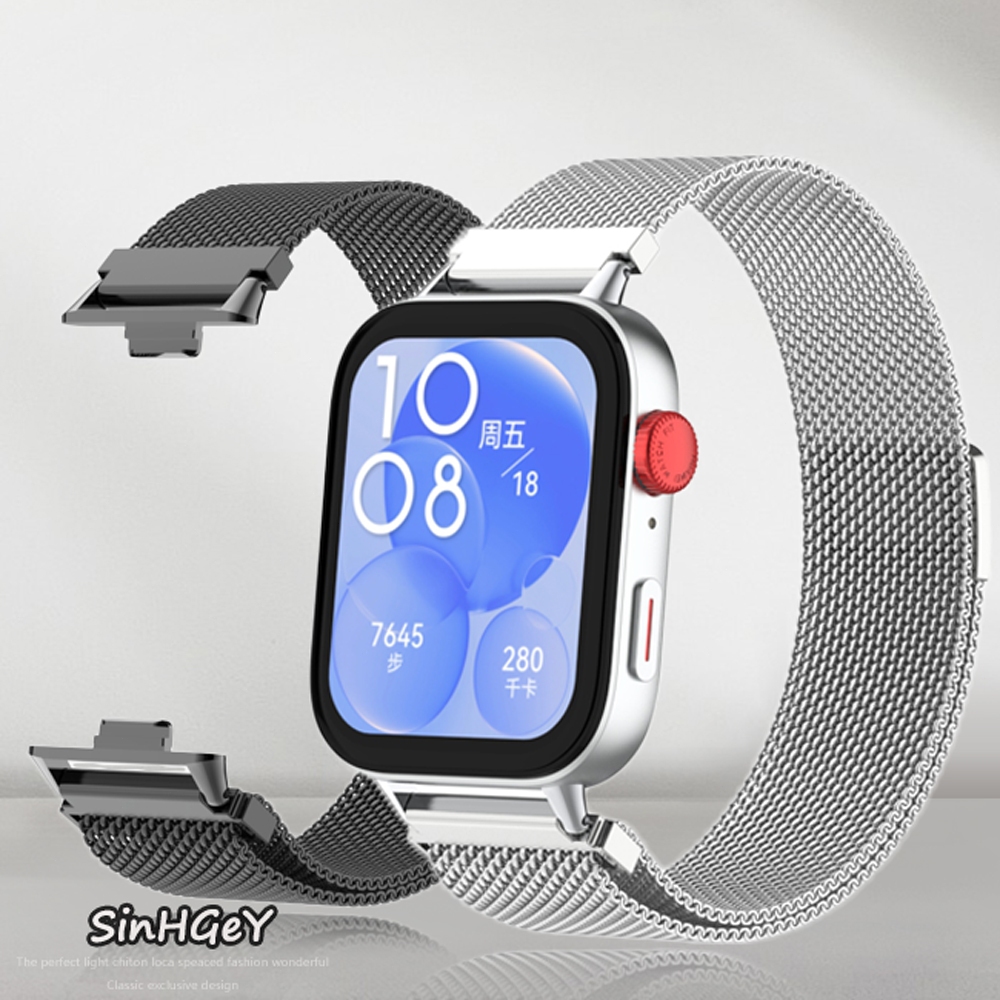Dành Cho huawei watch fit 3 4 Pro Dây Đeo Kim Loại Dây Đeo Từ Tính Thép ...