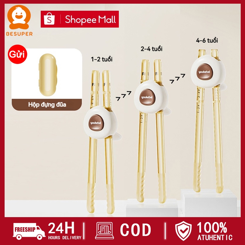 BESUPER Đũa tập ăn cho bé cao cấp | Shopee Việt Nam