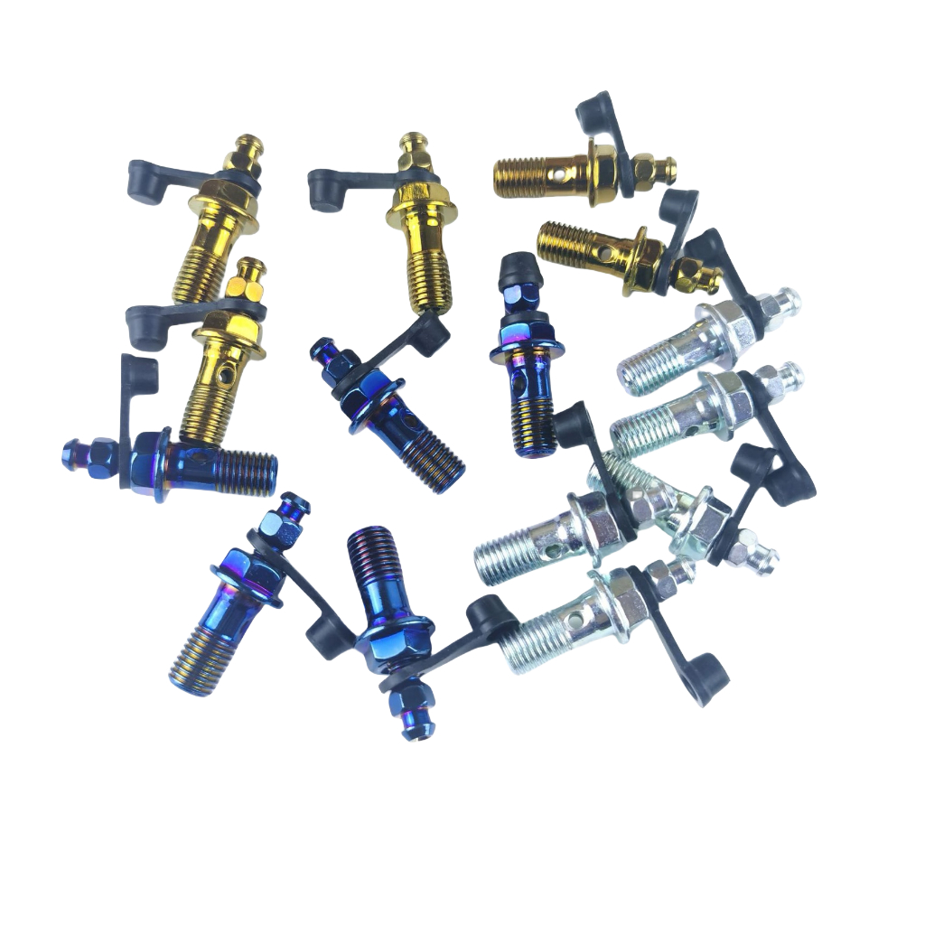 Đa Năng Xe Máy Phanh Bu Lông M10 x 1.25 / 1.0 Ống Phanh Vít Banjo Bu ...