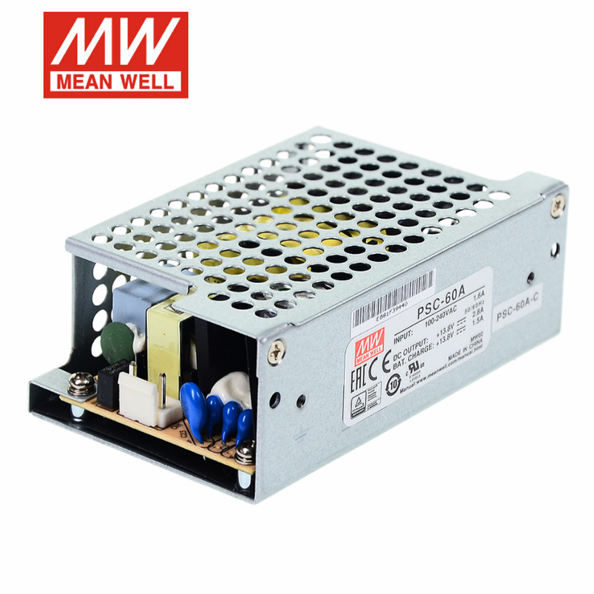 MEAN WELL Security power supply PSC-60A / 60B-C 60W 12V / 24v sạc pin ...