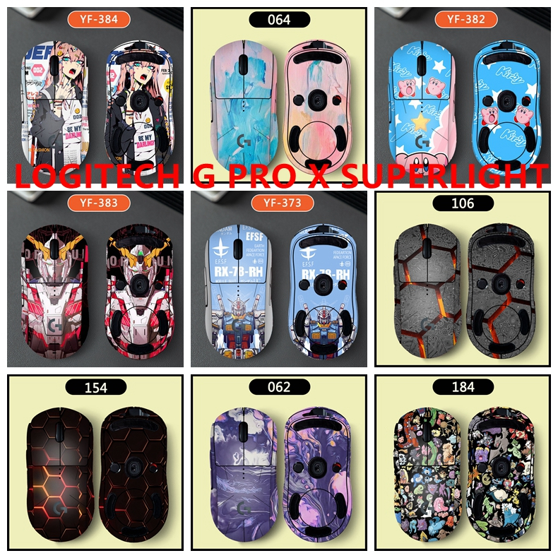 Miếng Dán Da 45 Màu Tương Thích Với Logitech G PRO X SUPERLIGHT 1 / 2 Chuột Không Dây Vinyl ...