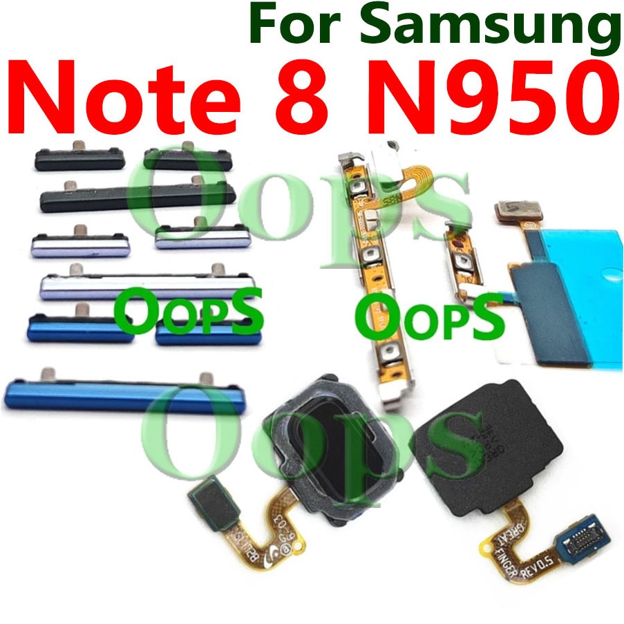Note 8 Bật Nguồn Tắt Âm Lượng Flex Cho Samsung Note8 N950 Lưng Nút Home Máy Quét Vân Tay Cảm ...