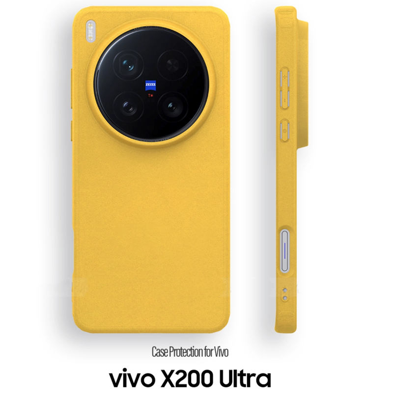 Sandstone Back Case For Vivo X200 Ultra Hybrid TPU+PC frosted Matte ...