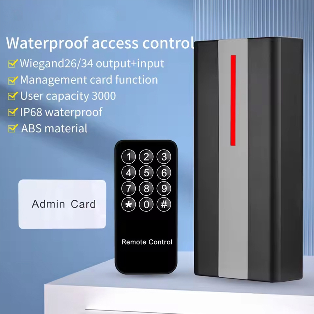 Máy kiểm soát truy cập RFID Stand Alone Đầu đọc thẻ tiệm cận Dụng cụ mở cửa vào IP68 Chống nước ...