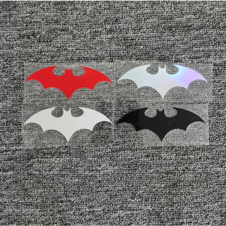 Batman Nhiều Màu Sắc Laser Phản Quang Miếng Dán Xe Điện Xe Máy Xe Máy ...