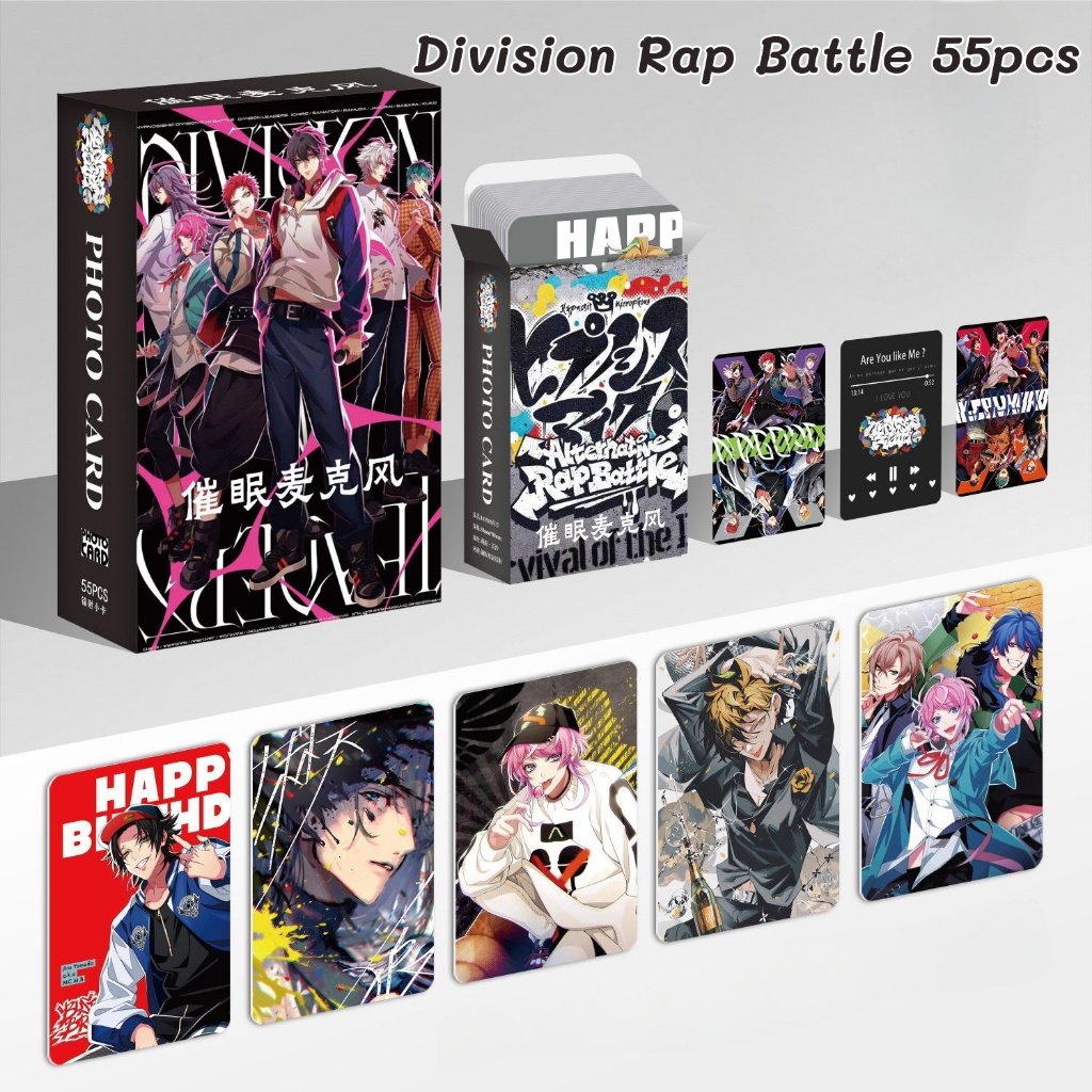 Bộ 50-92 Manga Manhwa Division Rap Battle Laser Holographic Lomo Cards ...