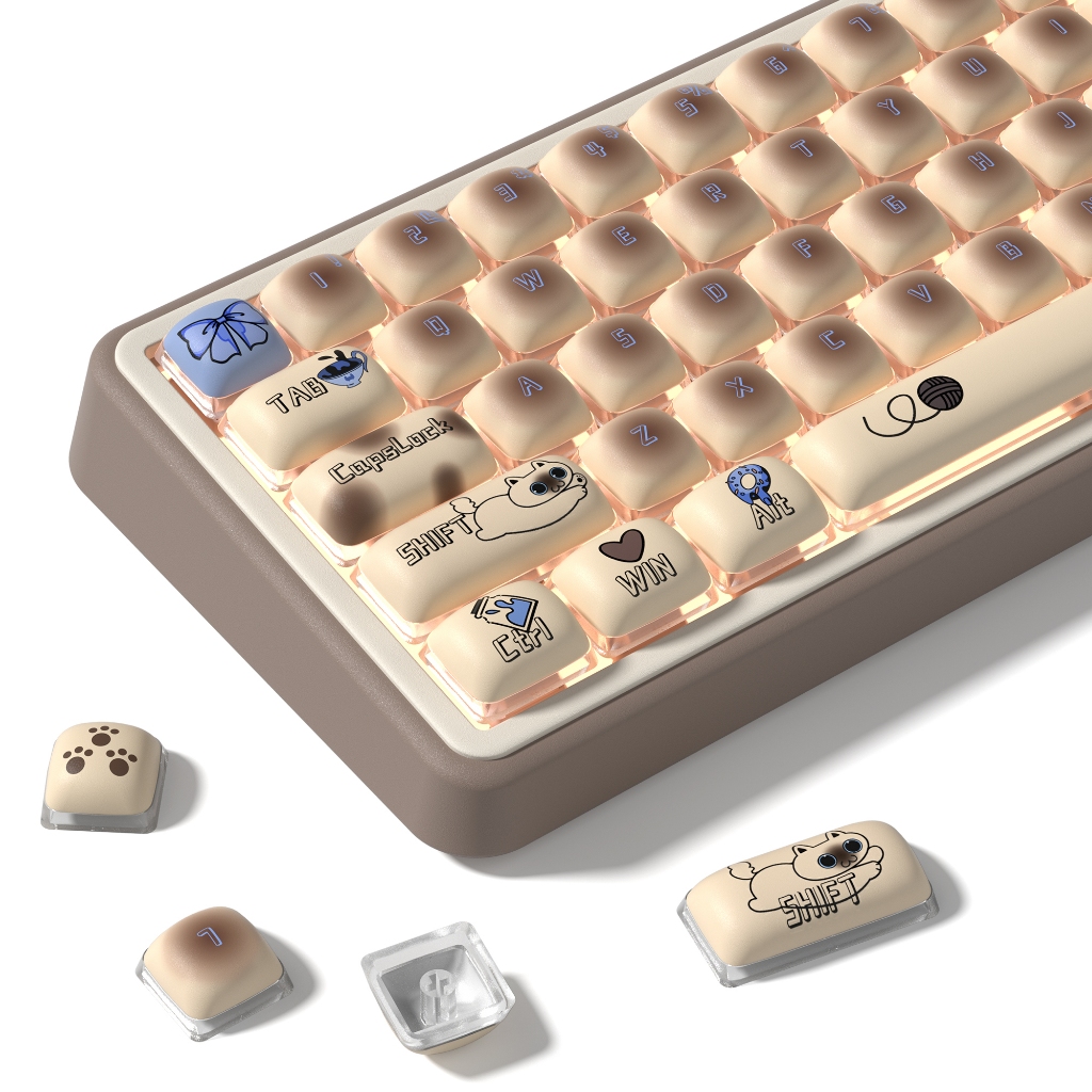 Womier MOG Profile Dye Thermal Thăng hoa Keycaps 125 phím Keycap tròn ...