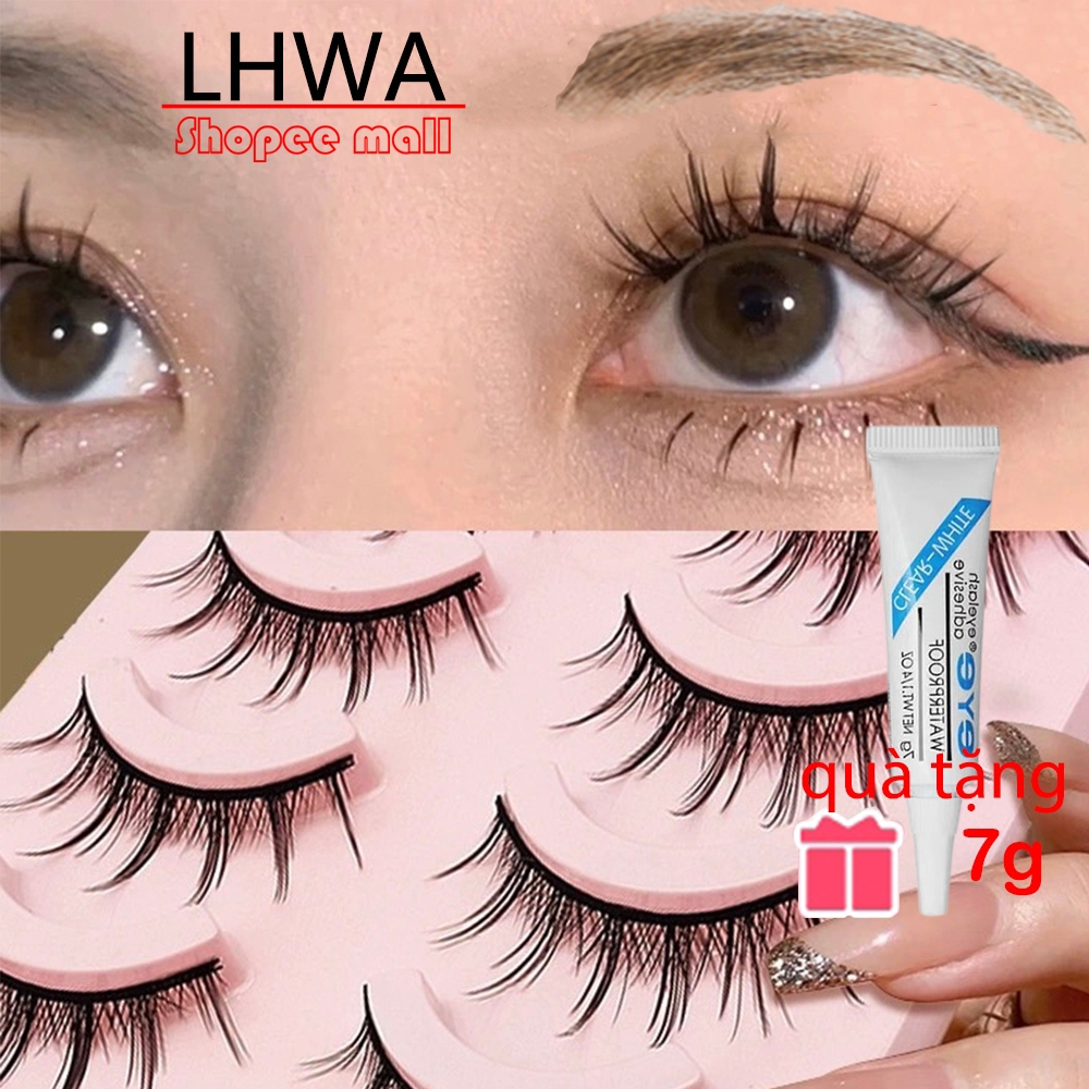 Set 5 Cặp Lông Mi Giả LHWA Lông Mi Dày 3d Siêu Tự Nhiên Màu Đen Có Thể ...