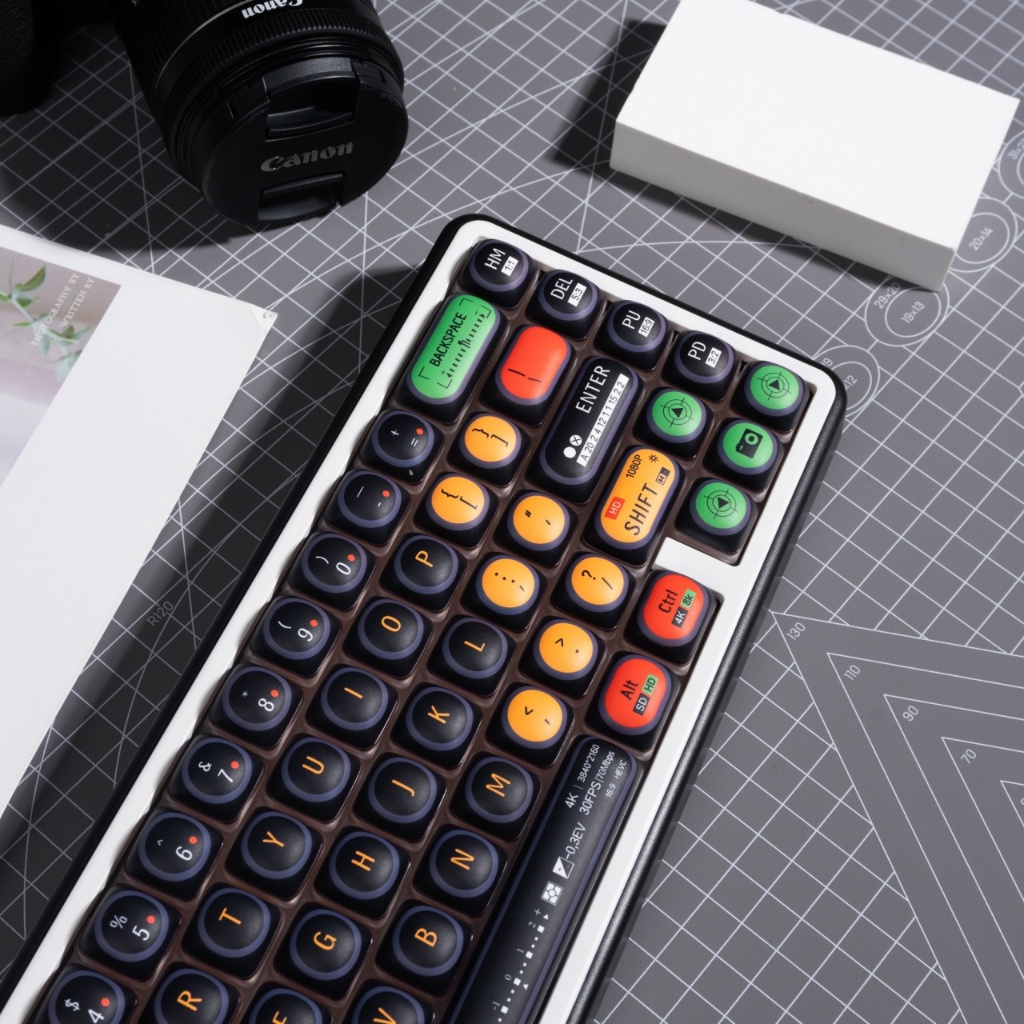 Womier Tròn Pudding MOG Profile Keycaps 125 Phím Nhuộm-Sublimation ...