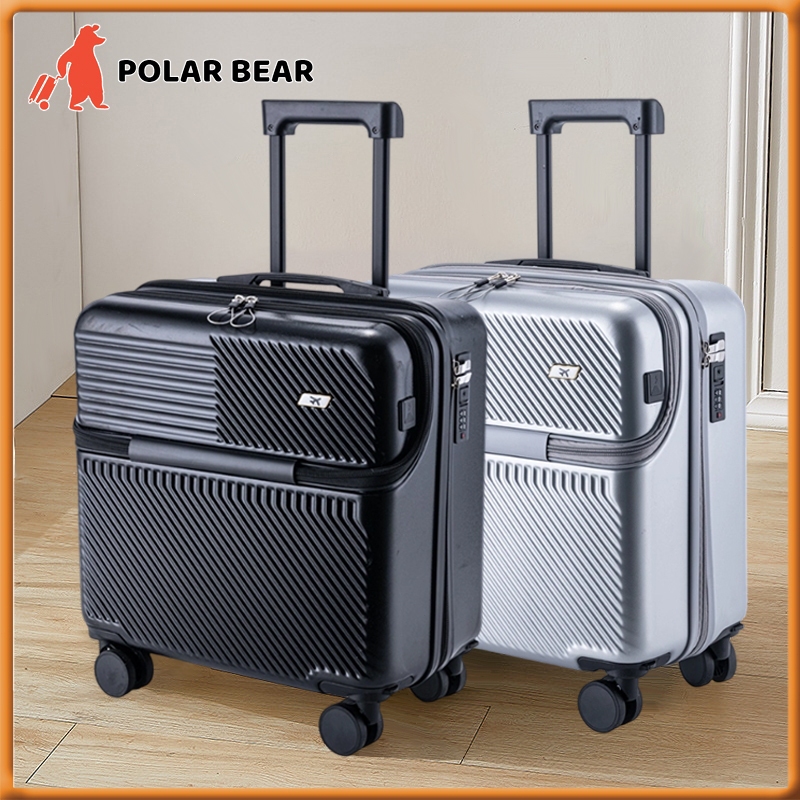 18 Inch Mở Trước 7Kg Vali Hành Lý Sạc USB Vali Hành Lý Túi Du Lịch ...