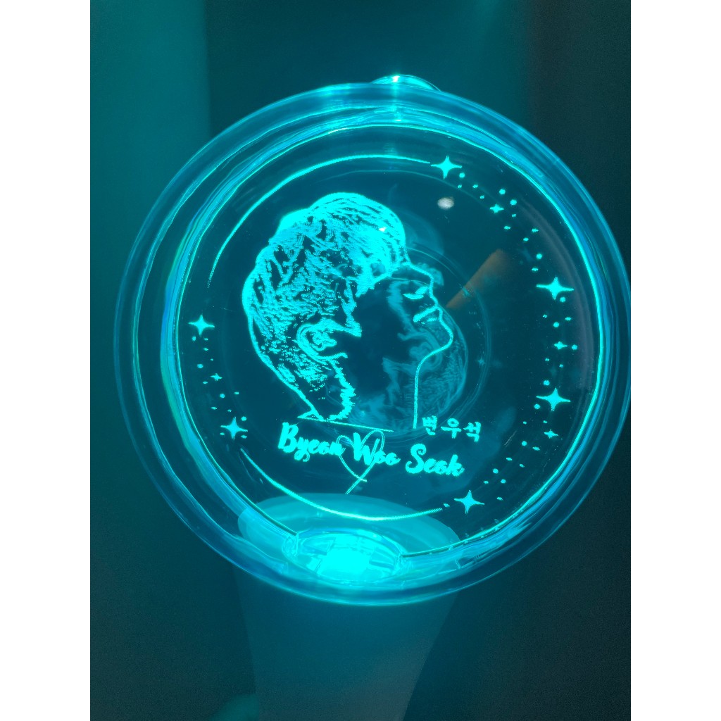 Tùy chỉnh BYEON WOO SEOK Light Stick 15 màu LED cầm tay Stick 2NE1 ...