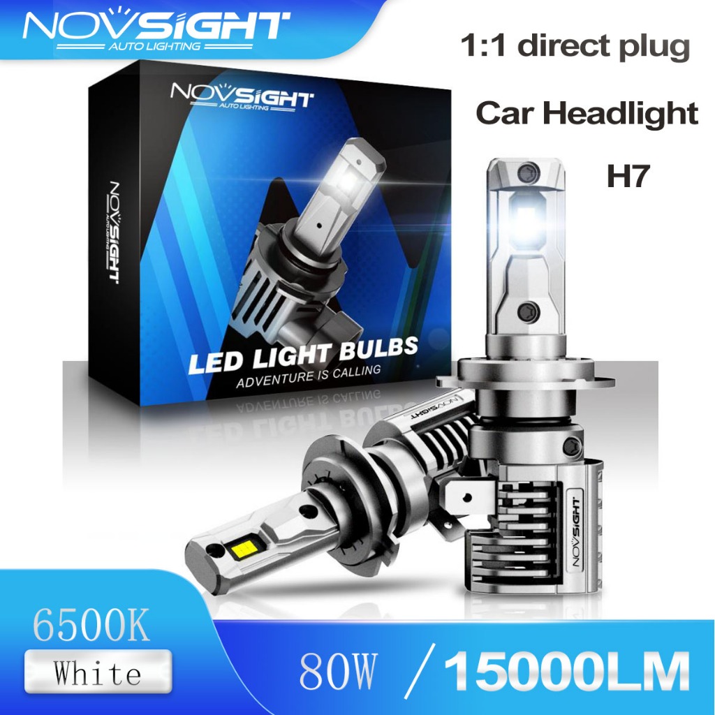 Novsight N66 H7 Plug-in Series Bóng đèn pha LED ô tô Đèn sương mù 80W ...