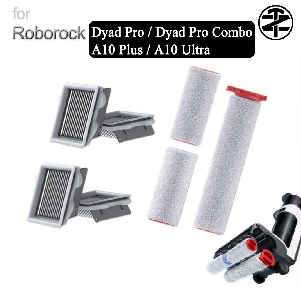 Roborock Dyad Pro / Dyad Pro Combo / A10 Plus / A10 Ultra Rollers Brush ...
