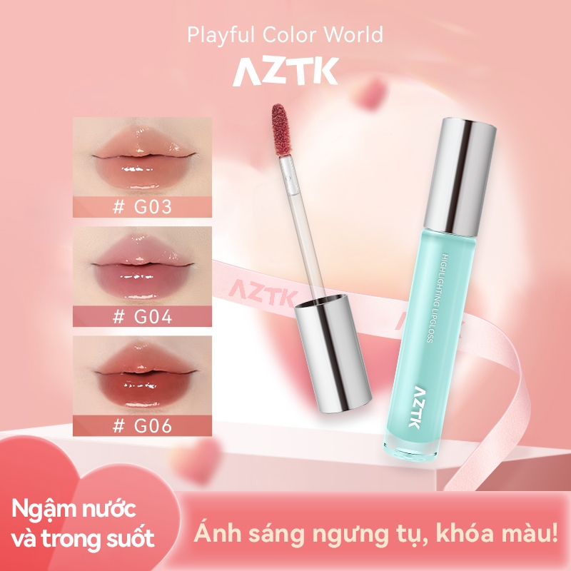 Aztk Lip Gloss Giảm cân Water Wave Lip Gel | Shopee Việt Nam