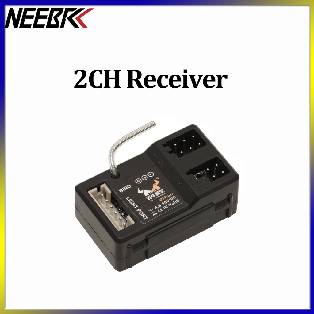 NEEBRC 2CH 2.4G Đầu Thu 4.8-10V DC Cổng Đèn LED Cho 1 / 12 RC Xe Bánh Xích MN82 MN82 MN78 MN99 ...
