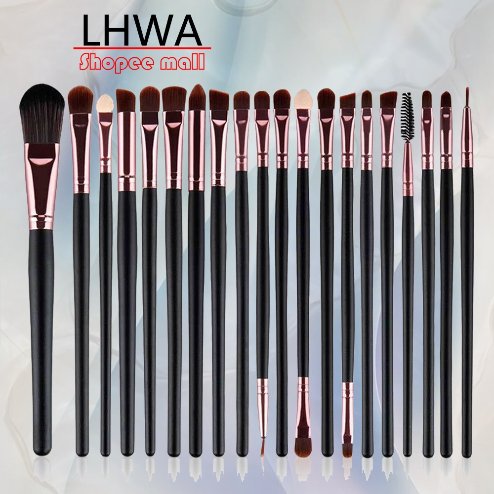 20pcs Bộ Cọ Trang Điểm Phấn Mắt Lip Brush LHWA Bộ Cọ Trang Điểm Mắt Bộ ...