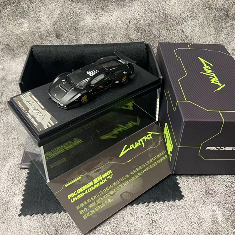 Time Micro x PSC DESIGN 1: 64 Model Car Lambor Countach Refit Concept ...