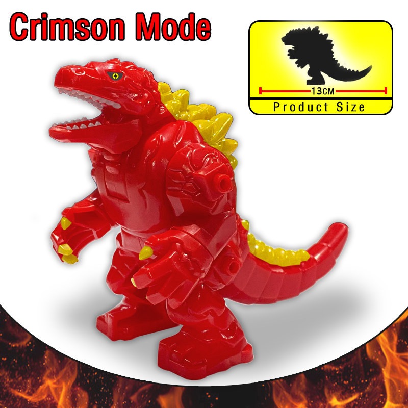 Red Lotus Godzilla Khối Đồ chơi Hình Godzilla Gạch xây dựng mô hình ...