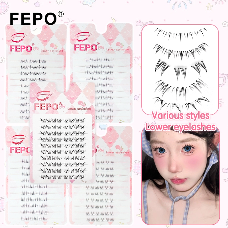 FEPO 10 Hàng Siêu Mềm Và Dễ Bắt Dưới Lông Mi Tự Nhiên Cụm 3-6mm Lông Mi ...