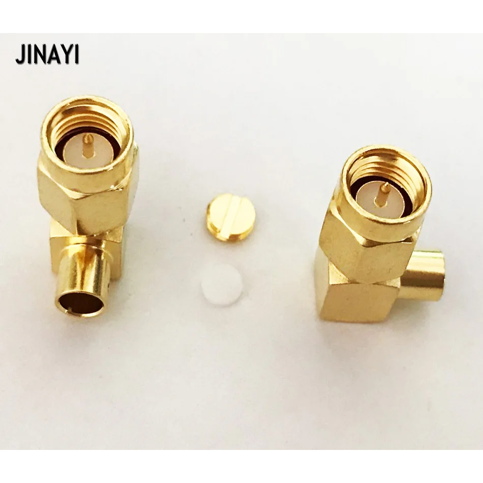 Bộ 5 SMA Nam Góc Phải Hàn Cho Cáp Coax RG402 0.141 "Bộ Chuyển Đổi Đầu ...