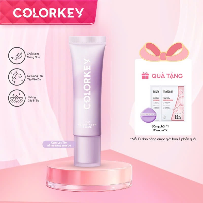 [LIVE] Kem lót trang điểm COLORKEY 30g làm sáng da | Shopee Việt Nam