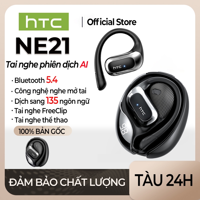 HTC NE21 AI Tai Nghe Phiên Dịch Tai nghe Bluetooth 6.0 Chất lượng âm ...