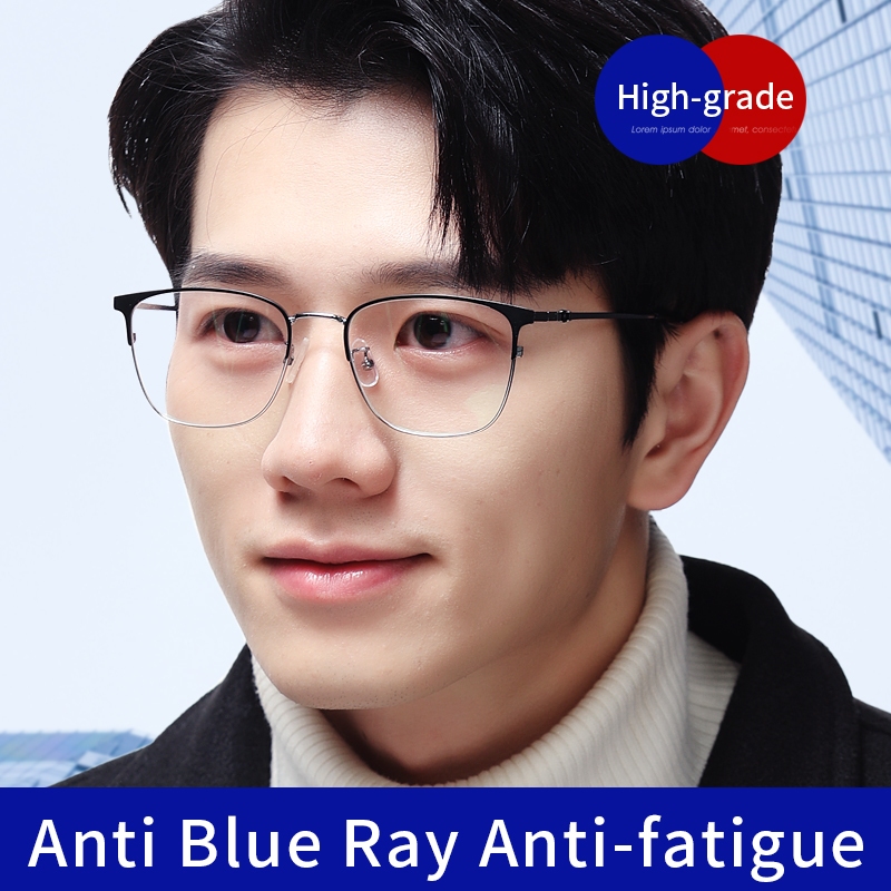 Kính Đọc Sách Cho Nam Chống Tia Xanh Chống Mệt Mỏi Kim Loại Toàn Khung ...