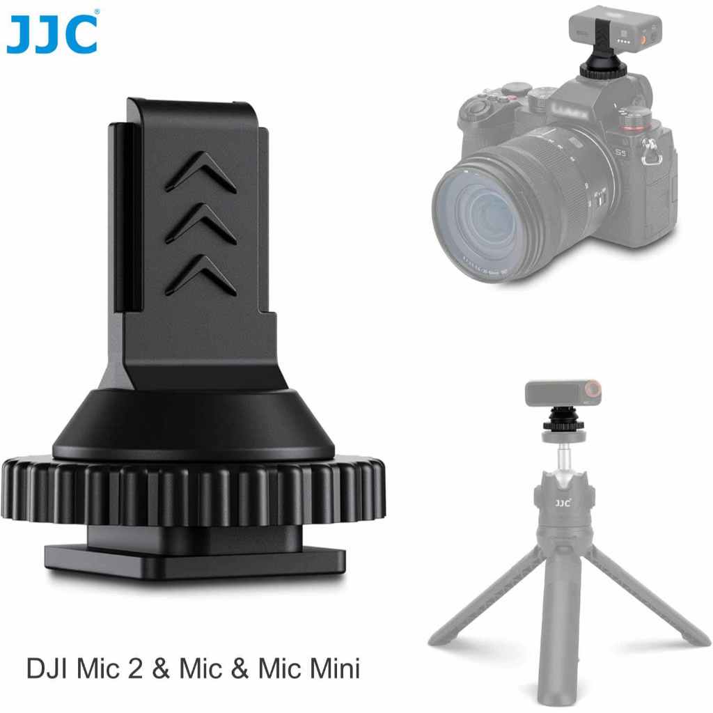 JJC Bộ chuyển đổi đế lạnh micro cho DJI Mic 2 Mic để gắn micrô không ...