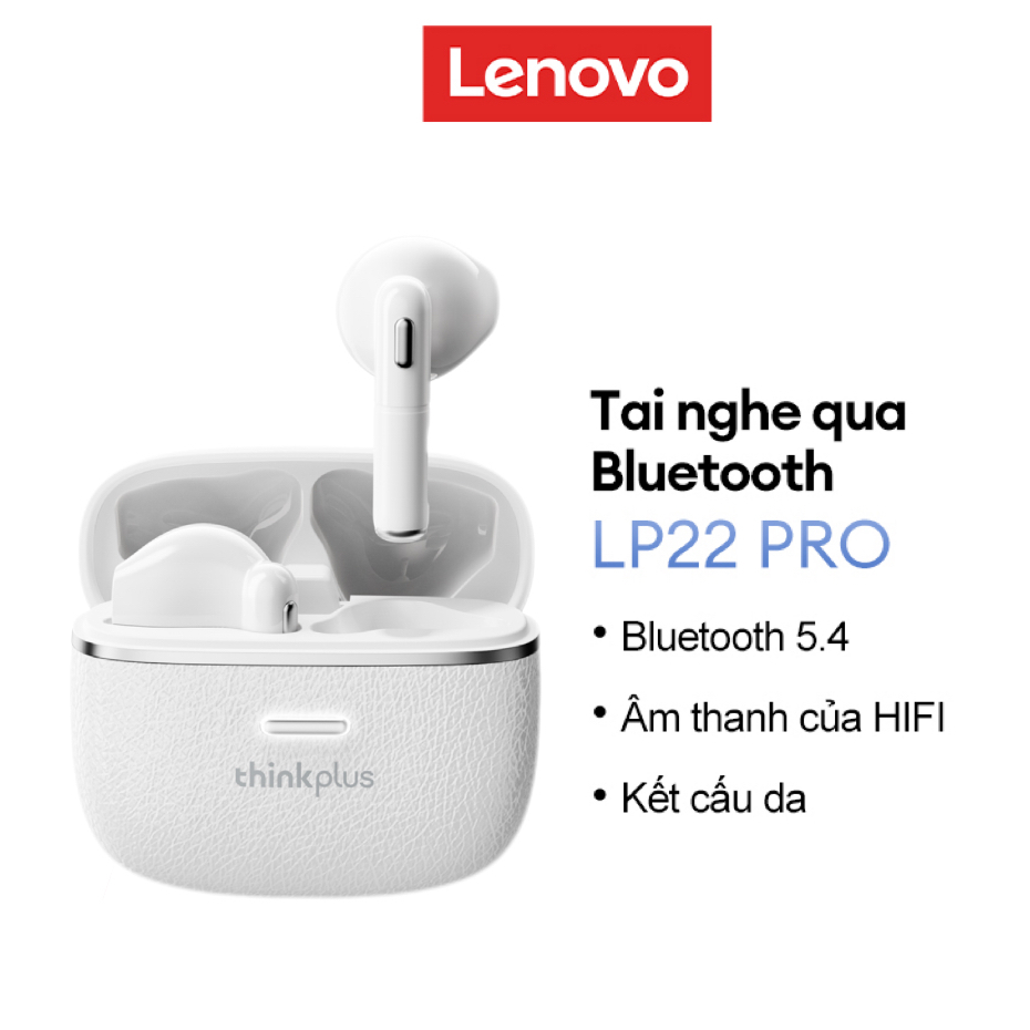 Tai nghe Bluetooth Lenovo LP22 Pro HIFI Stereo Kết cấu có độ trễ thấp ...